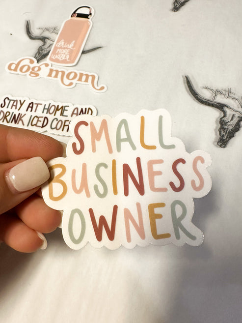 Small Business Owner Sticker – L&L Boutique